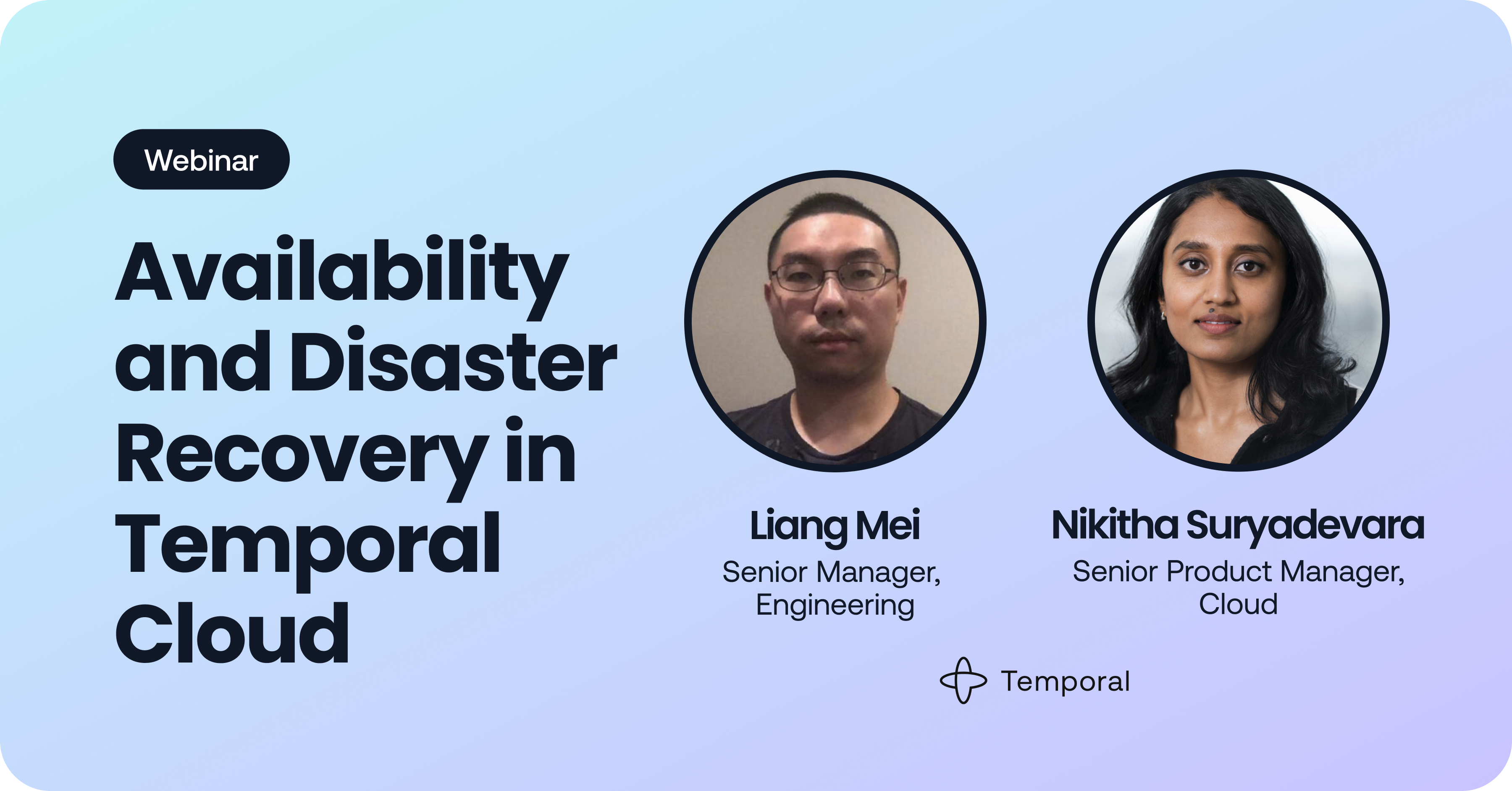Webinar | Availability and Disaster Recovery in Temporal Cloud | Temporal